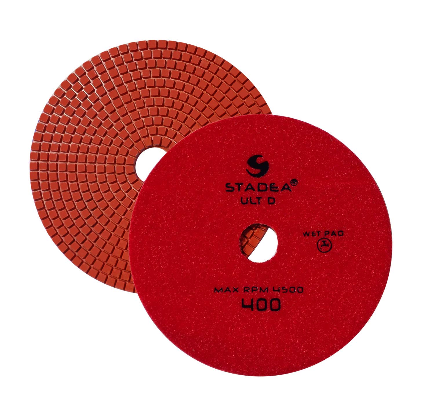 Stadea PPW266B Diamond Polishing Pads 7 Inch Set For Marble Concrete Stones Terrazzo Granite Floor Polishing