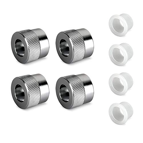 Replacement Set for Geekpure 12 GPM Ultraviolet Filterā Pack of 8 (4 x Silicon Stoper O ring and 4 x Aluminum End Cap)
