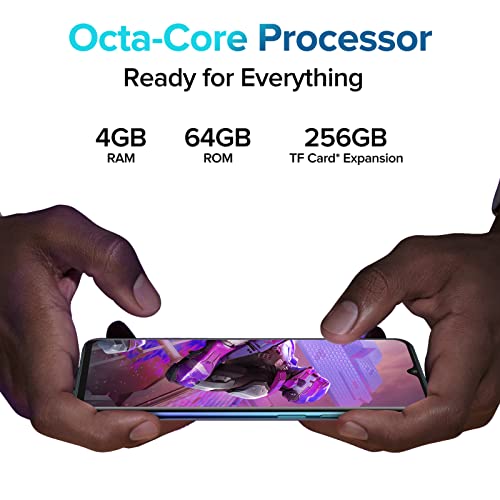 Ulefone Unlocked Smartphones Note 9P, 16MP + 5MP + 2MP, Dual Sim Phones Unlocked, Android 11 4GB+64GB ROM, 6.52" FHD, Fingerprint Face Detection, 4500mAh high Capacity Battery, T-Mobile - Blue