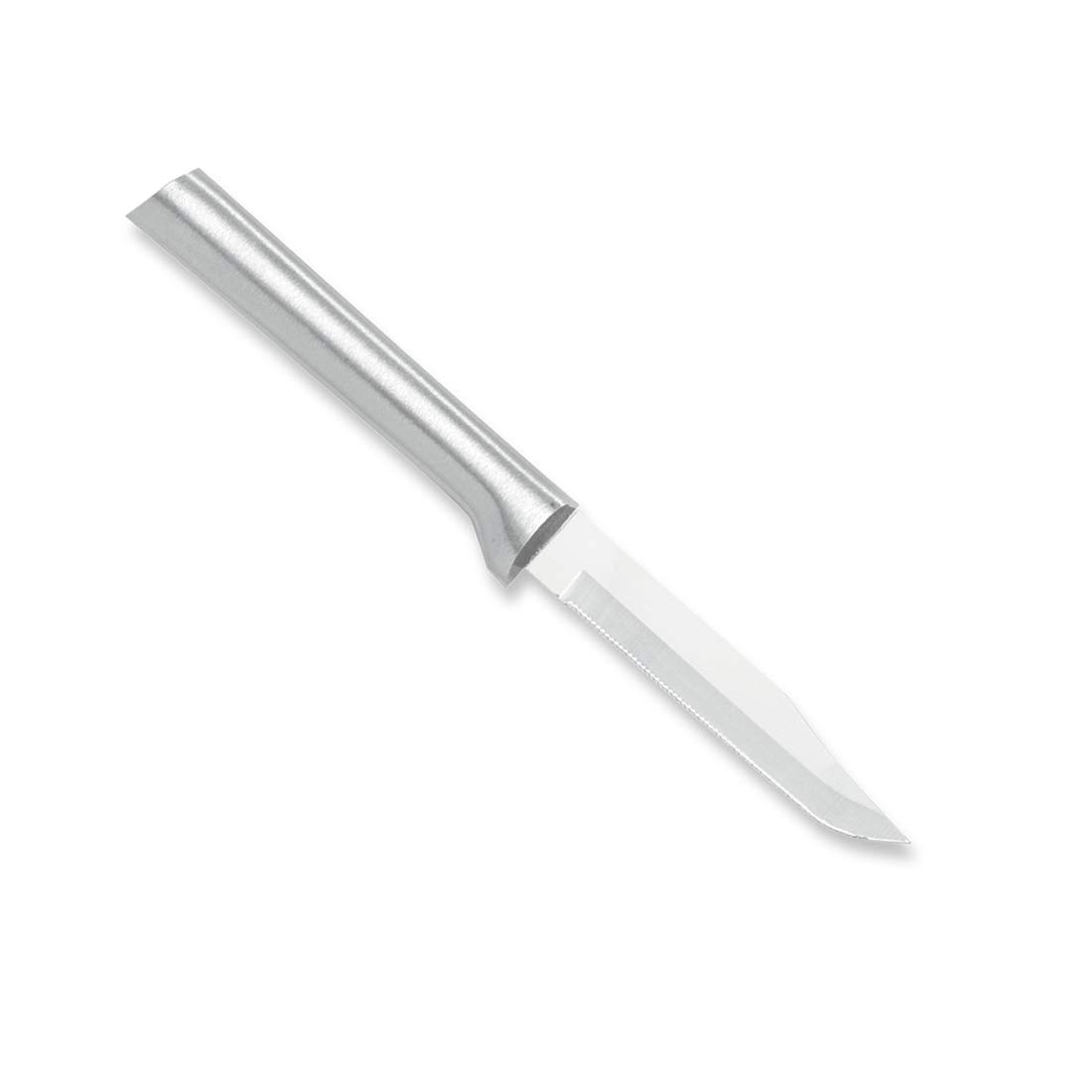 RADA Regular Serrated Paring Knife – Stainless Steel Blade With Aluminum Handle, 6-3/4 Inches, Pack of 2