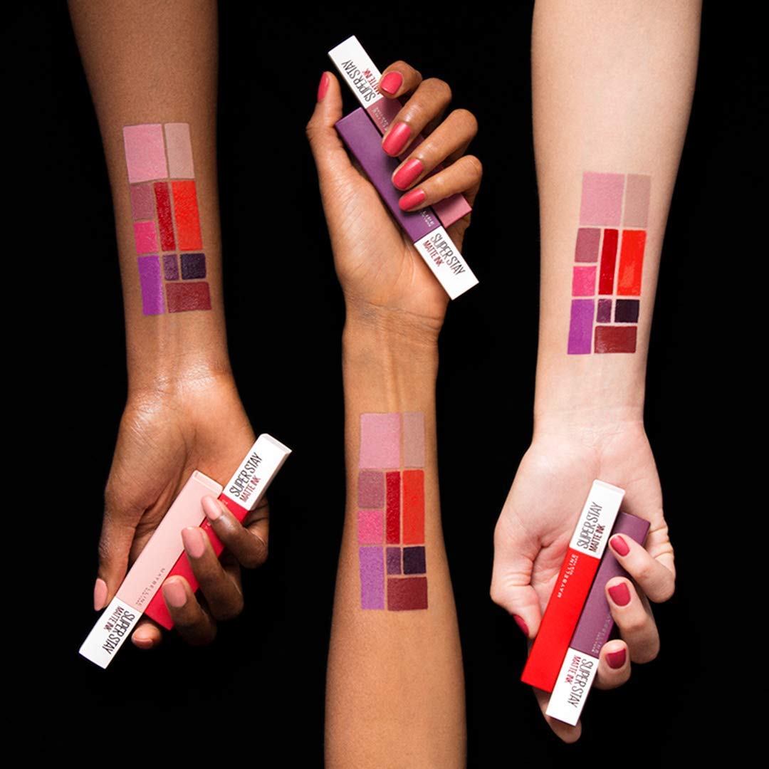 Pack of 2 Maybelline New York SuperStay Matte Ink Liquid Lipstick, Heroine # 25, 0.15 pounds