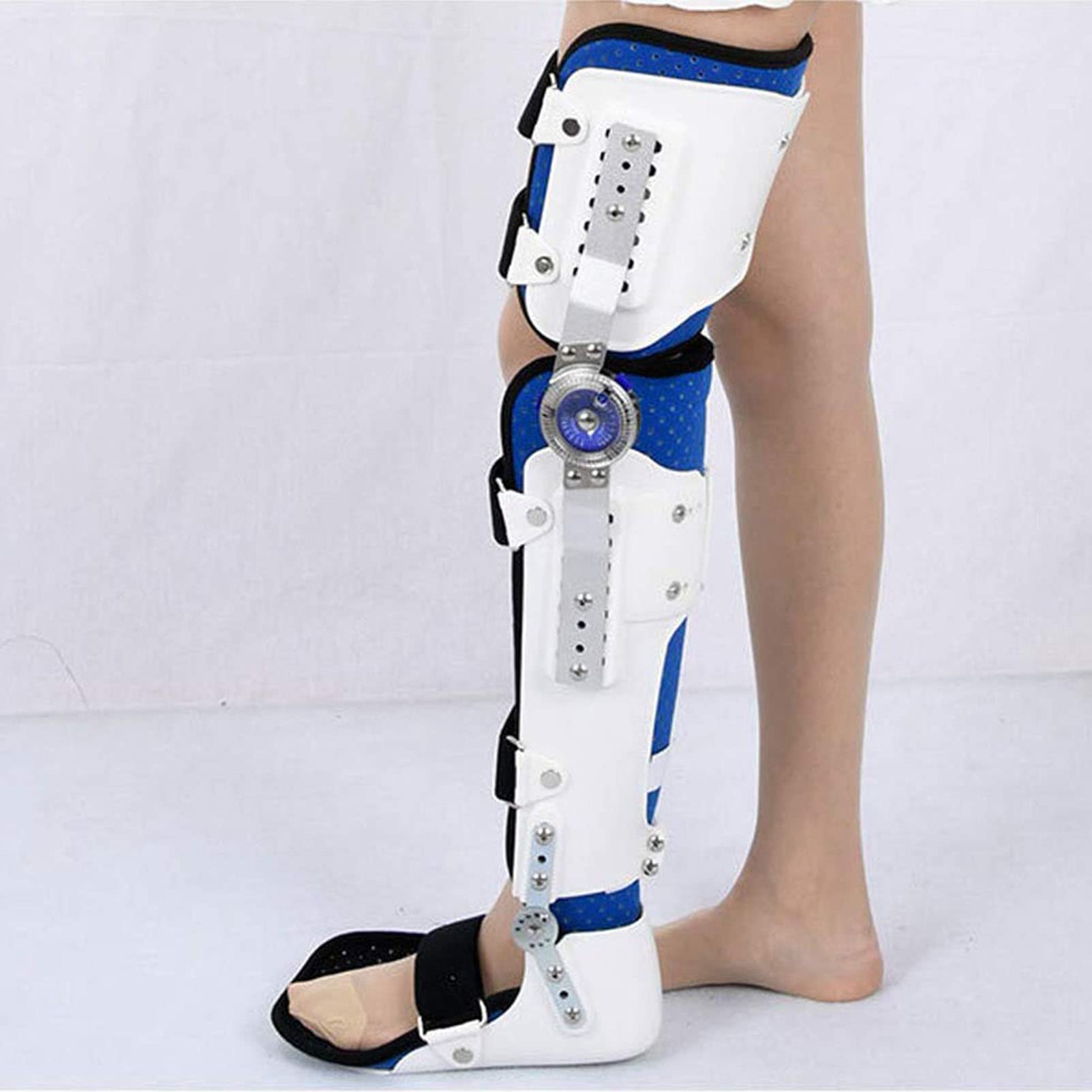 NYSJTYD Support Lower Limbs Orthosis, Knee Ankle Foot Orthosis Brace Fixed with Walking Boots Brace Stable Safe for Arthritis, Joint Injuries and Orthopedic Rehab