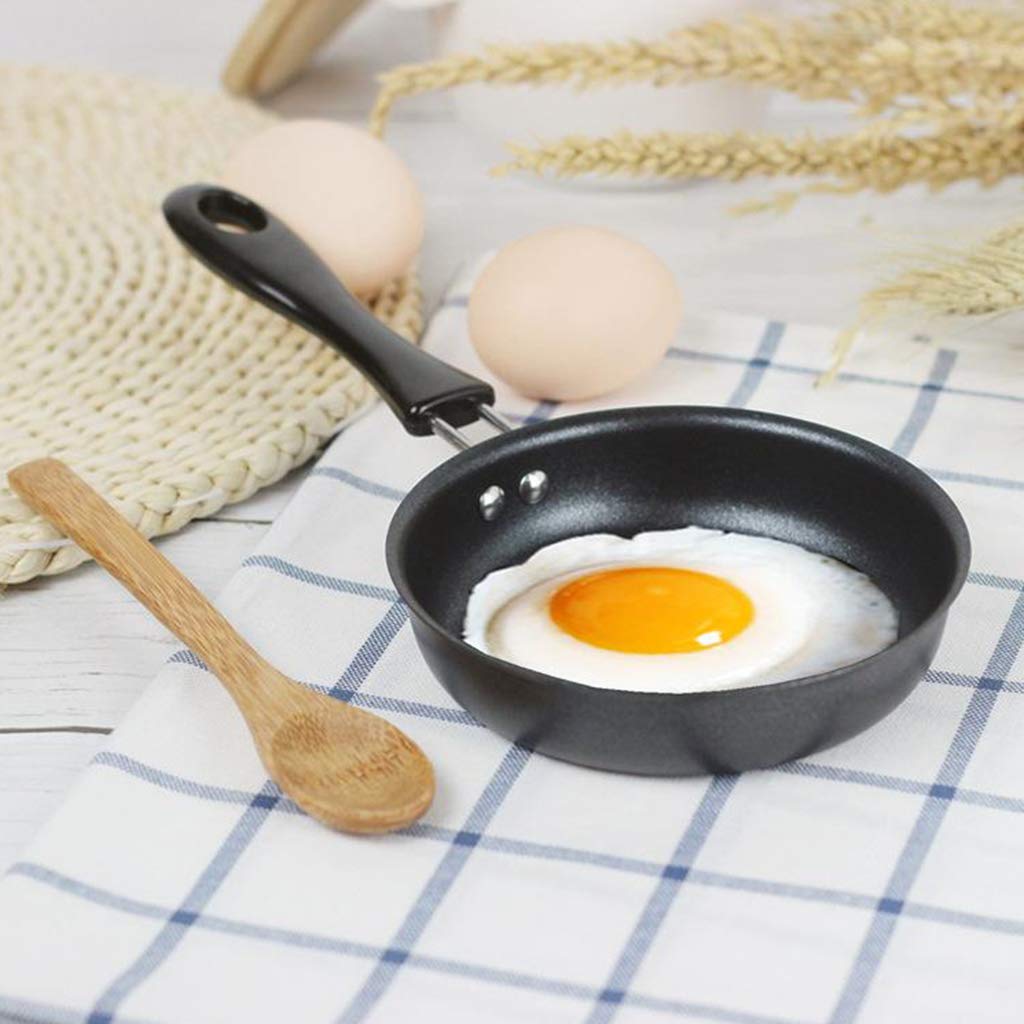 Sun Terriory Frying Pan One Egg Pancake Round Mini Non Stick Fry Pan 4.7-inch mini cast iron skillet