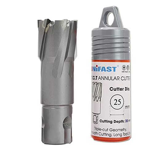 SagaSave 20MM x 35MM High Speed Steel Cyclone Annular Cutter,Metal Hole Cutter for Stainless Steel, Metal, Iron, Steel, Brass,Wood 1PCS