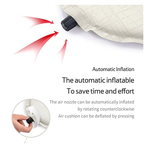 SMKOOP Ultra Light Sponge Automatic Inflatable Sleeping Pad High Elasticity Outdoor Portable Camping Tent Moisture-Proof Pad