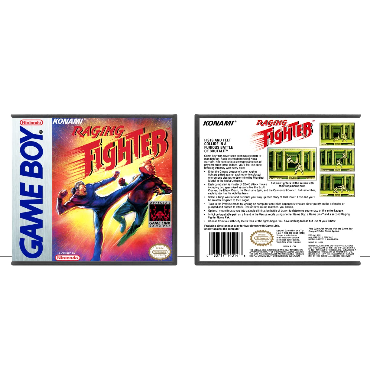 Raging Fighter | (GB) Game Boy - Game Case Only - No Game