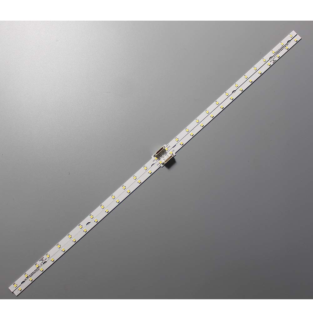 KLB 2pcs x 43TV LED Backlight Strips for Samsung AOT_43_NU7100F_2X28_3030C UE43NU7120U 7170U 7100U UN43NU7100 BN44-00947A 45954A
