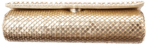 Jessica McClintock womens metal evening handbags, Light Gold, One Size US