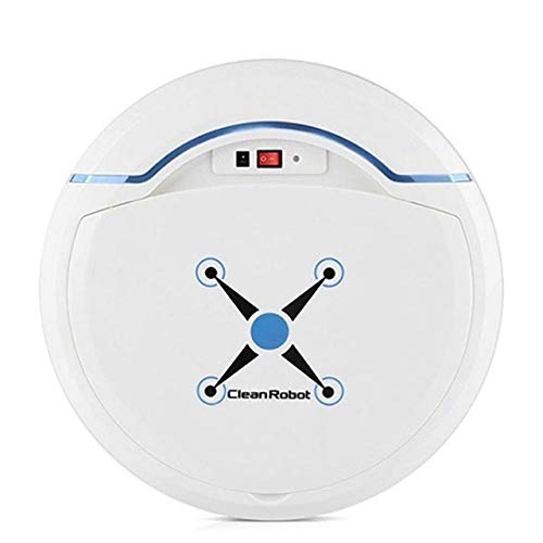 LSXLSD Household Charging Automatic Robot Vacuum Cleaner Ultrathin Small Rechargeable Vacuum Cleaner Sweeping Robot (Color : White)