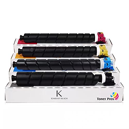 TONER PROS Compatible Toner Cartridge Replacement for TK-8367 (TK8367) for Kyocera TASKalfa 2554ci Color Multifunction Printers (4-Color-Pack: KCMY) Black 25,000 & Colors 15,000 Pages