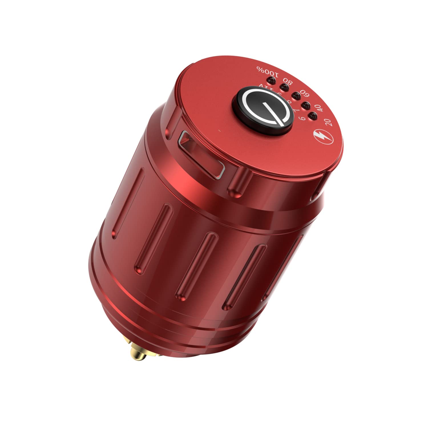 Wormhole Tattoo Power Battery Wireless Tattoo Power Supply for Tattoo Pen 1350MAH Tattoo Power Bank RCA Connector Rechargeable USB WB09-B