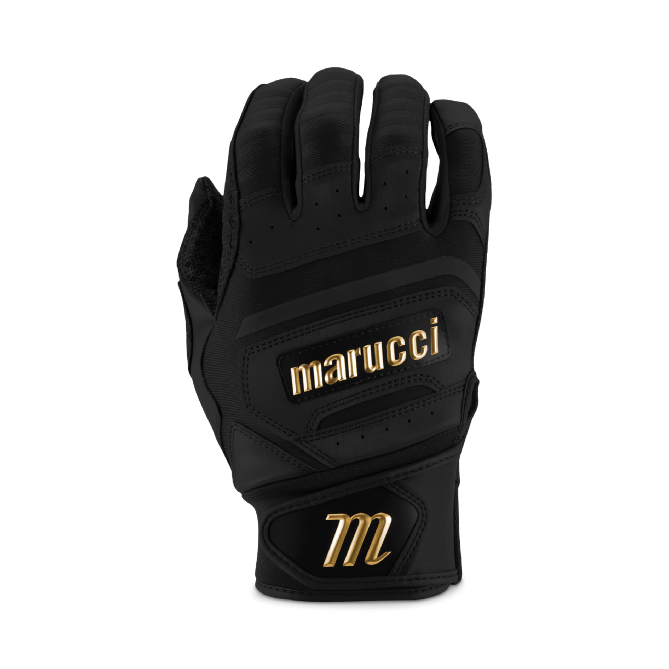 Marucci 2022 Pittards Reserve Adult Baseball/Softball Batting Gloves (Black, Large)