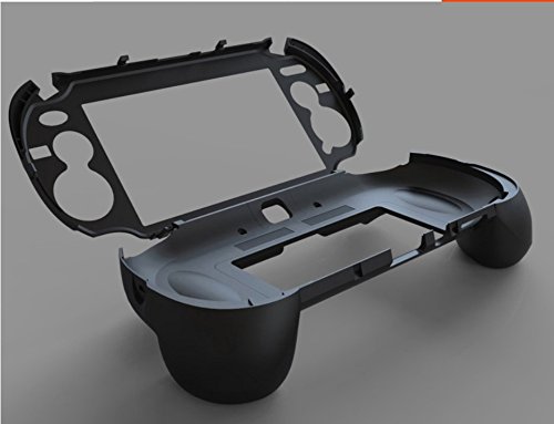 L3 R3 Matte Hand Grip Handle Joypad Stand Case with L2 R2 Trigger Grips Handel Holder Button For PS Vita PSV 1000 (Black)