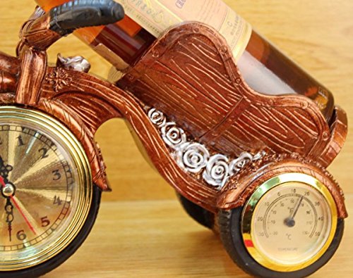 Wine Rack Stylish Simplicity Resin Crafts European Motorcycle Clock Wine Cooler Decorative Ornaments, PIBM