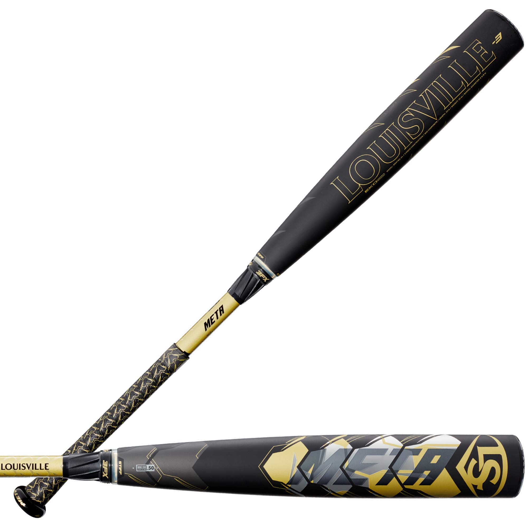 Louisville Slugger 2021 SL Meta (-8) USSSA Baseball Bat - 31", Black