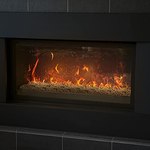 Stanbroil Tumbled Lava Rock Pebbles for Indoor or Outdoor Gas Fire Pits and Fireplaces - 10 pounds(1"-2")