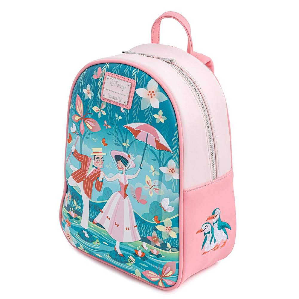 Loungefly Disney Mary Poppins Jolly Holiday Womens Double Strap Shoulder Bag Purse