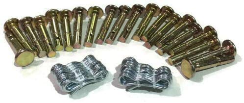 Van SanShao years Replace (20-PK) Shear Pins&Cotters MTD Craftsman SnowBlowers 738-04124A 714-04040