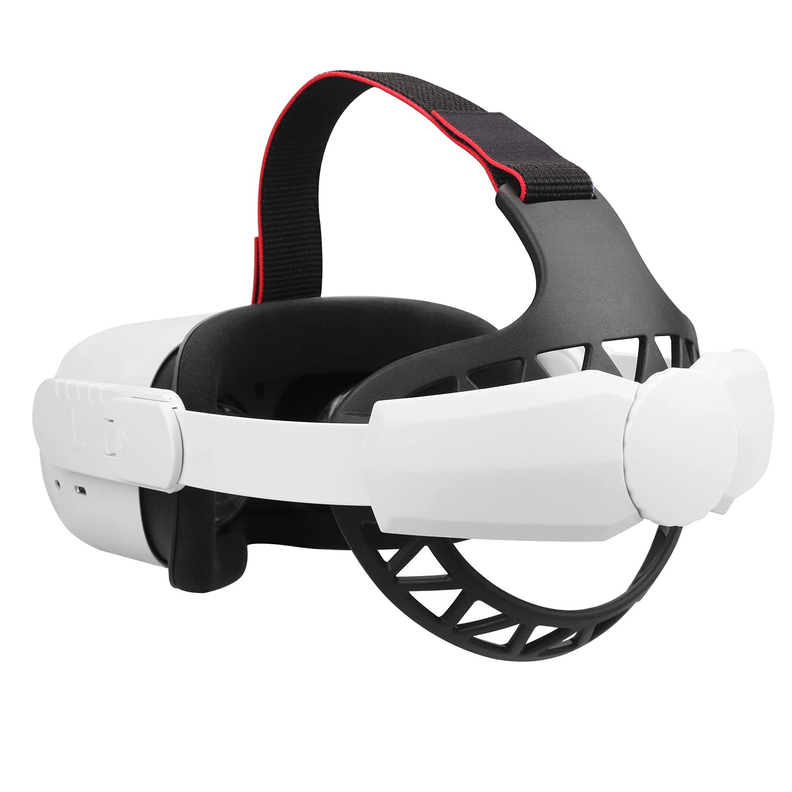 MASiKEN Soft Head Strap for Oculus Quest 2 with Head Back Pad, Portable Replacement Elite Strap, Reduce Face Pressure Comfortable Touch, Better Fit Kids Head