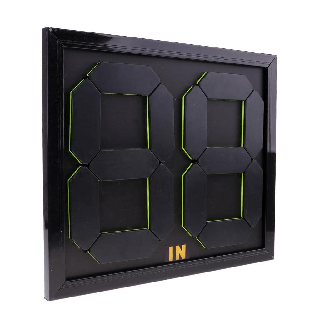 LoveinDIY Football Substitution Card Soccer Substitution Board Fluorescent Display