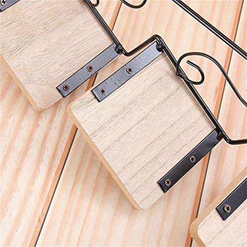 ZHYH Rural Creative Staircase Shape Clothing Store Wall Decoration Hanging Flower Shelf Mount
