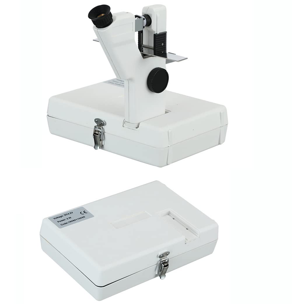 WIKINK Portable Optical Lensmeter, Optometry Lensometer, Spectacle Lens Scanner, Eyeglass Testing Equipment, Manual Focimeter