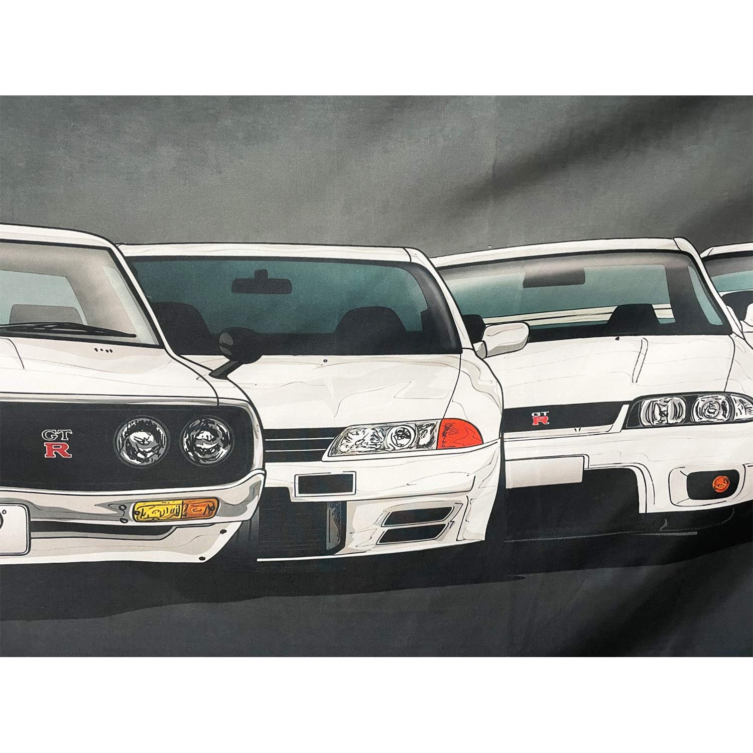 RNGMC GTR Car Flag 3×5 Ft Banner with Brass Grommets 210D Vivd Color Flag