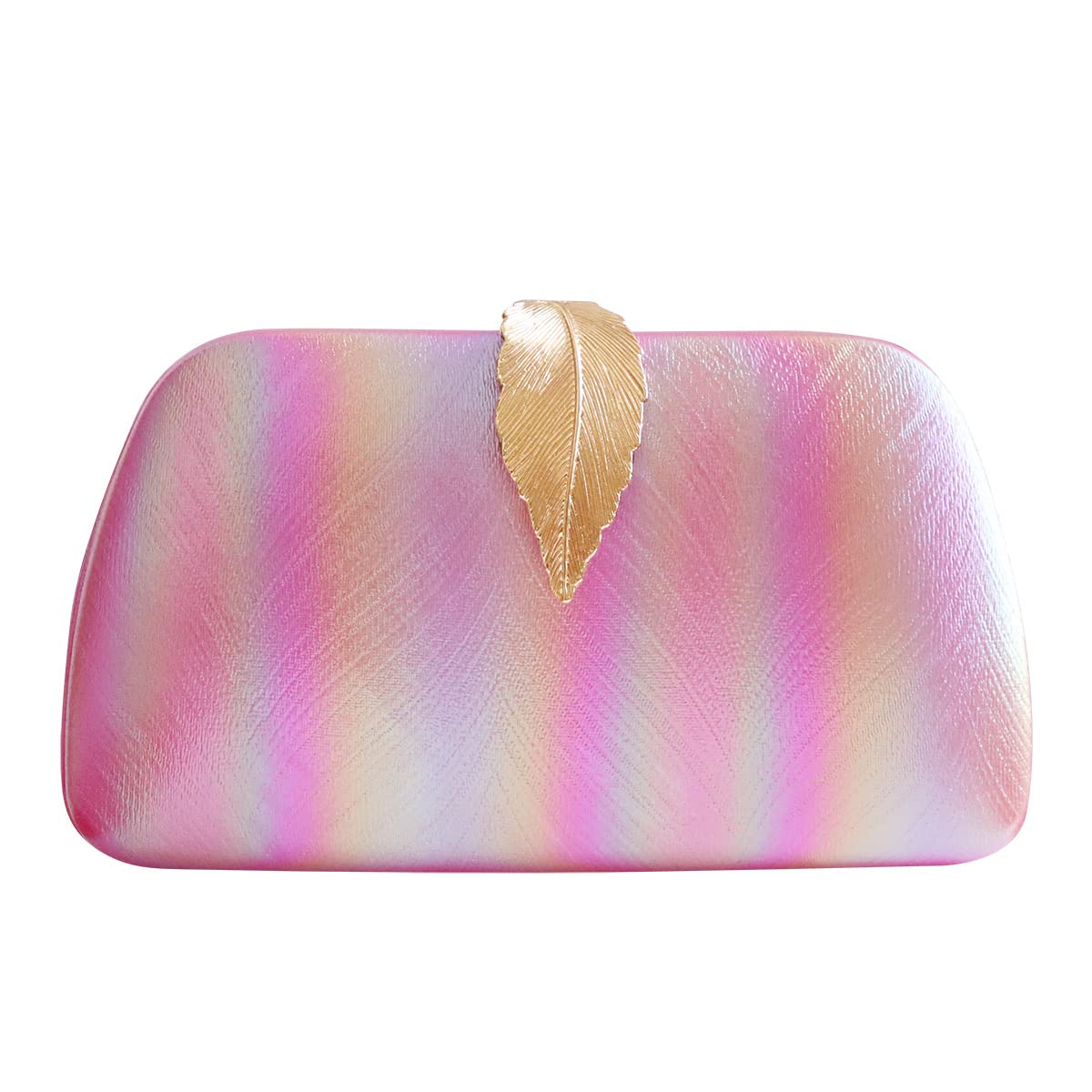 Mogor Women‘s Gradual Change Color Small Evening Bags Formal Bridal Wedding Clutches Purses Prom Cocktail Party Handbags