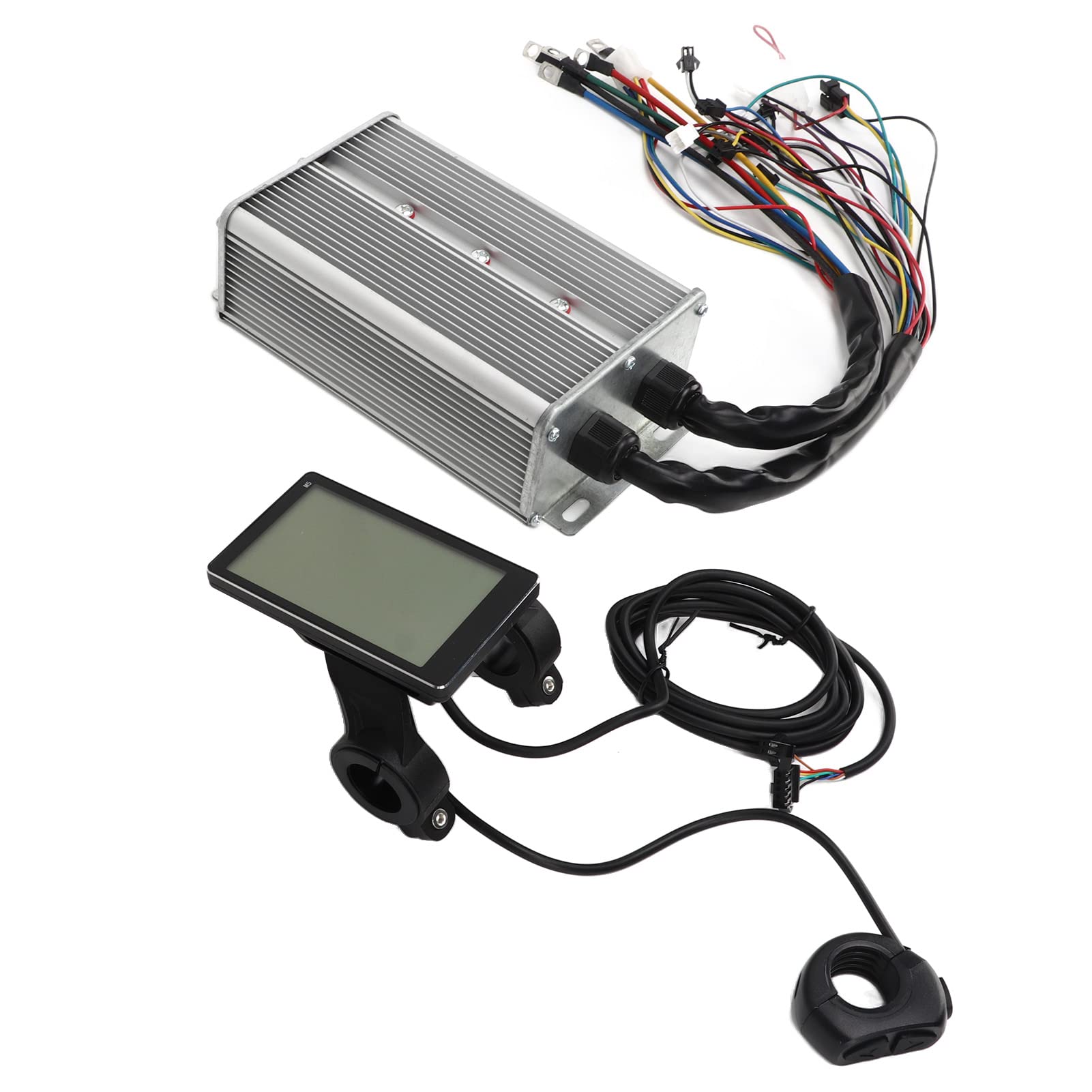 SPYMINNPOO Electric Bike Controller Kit, 1500W 48V 60V Motor Controller with M5 Panel Replacement Accessories for Electric Scooter Bike
