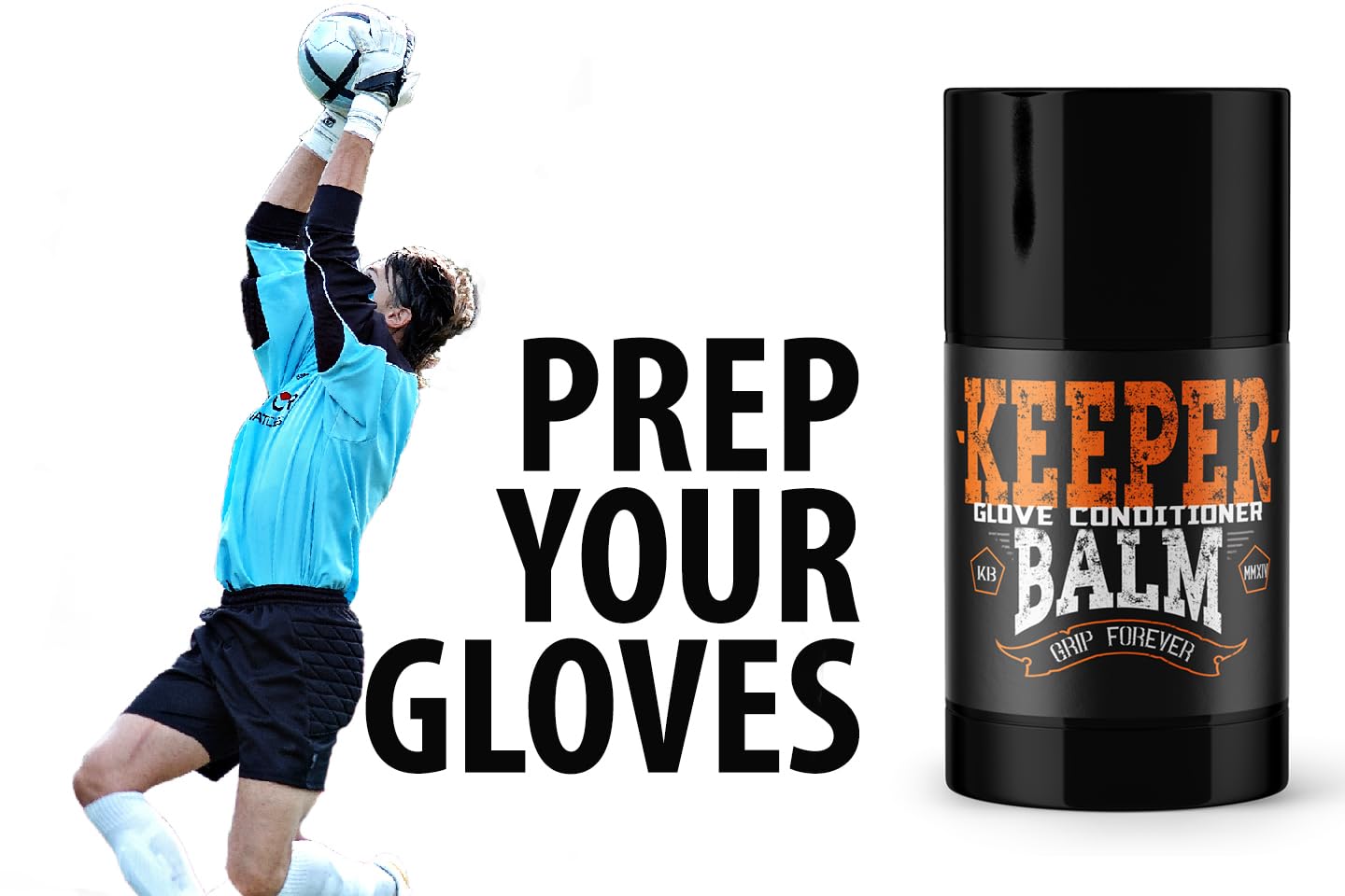 KEEPER BALM #1 Goalkeeper Accessory - Goalkeepers Prep Their Gloves w, The Original Goalkeeper Glove Conditioner, Glove Balm, Game Changer, Never Lose Grip, Restore Grip