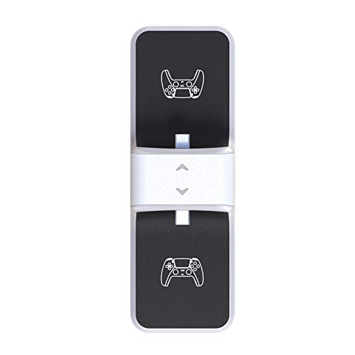 LOVOICE Portable Charging Station For PS5 Controller, Double PS5 Controller Charger, PS5 Charger Stand Fast Charging For 2 Controllers PS5 Accessories
