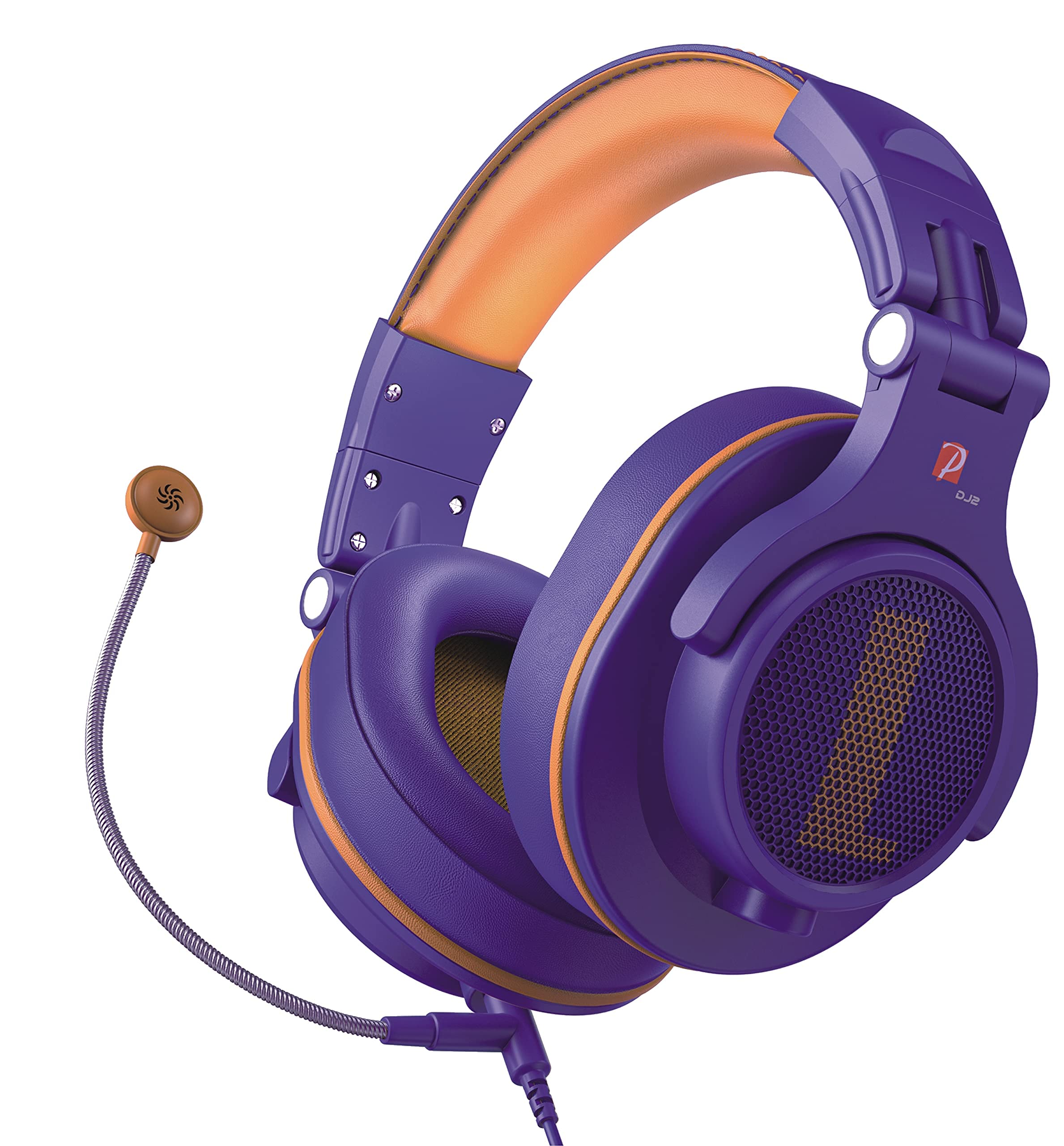 Prosonic DJ2XG Headsets with Boom Mic, Wired Over Ear Headphones for Business Meeting, Skype Zoom, PC Gaming,PS4, Xbox One, Discord, Podcast, Headset with SharePort & Volume Control (Blue)