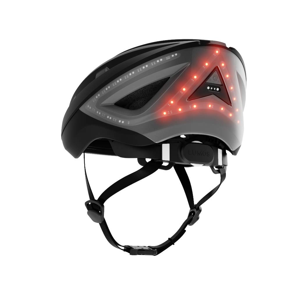 Lumos Kickstart Smart Bike Helmet | Front and Back LED Lights with Turn Signals | Sky Lime Without MIPS