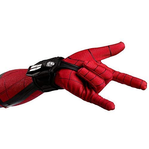 Spiderman Web Shooter Cosplay Launcher Bracers Accessories Spiderman Toy Accessories Black Shooter Props Decorate