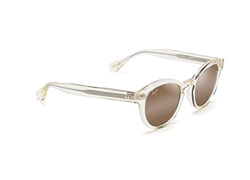 Maui Jim Men's and Women's Joy Ride Polarized Classic Sunglasses, Vintage Crystal/HCL® Bronze, Medium