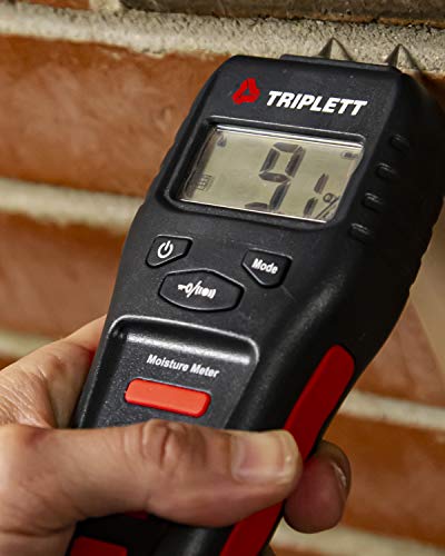 Triplett MS100 Pin Moisture Meter for Wood and Building Materials with Audible Indicator