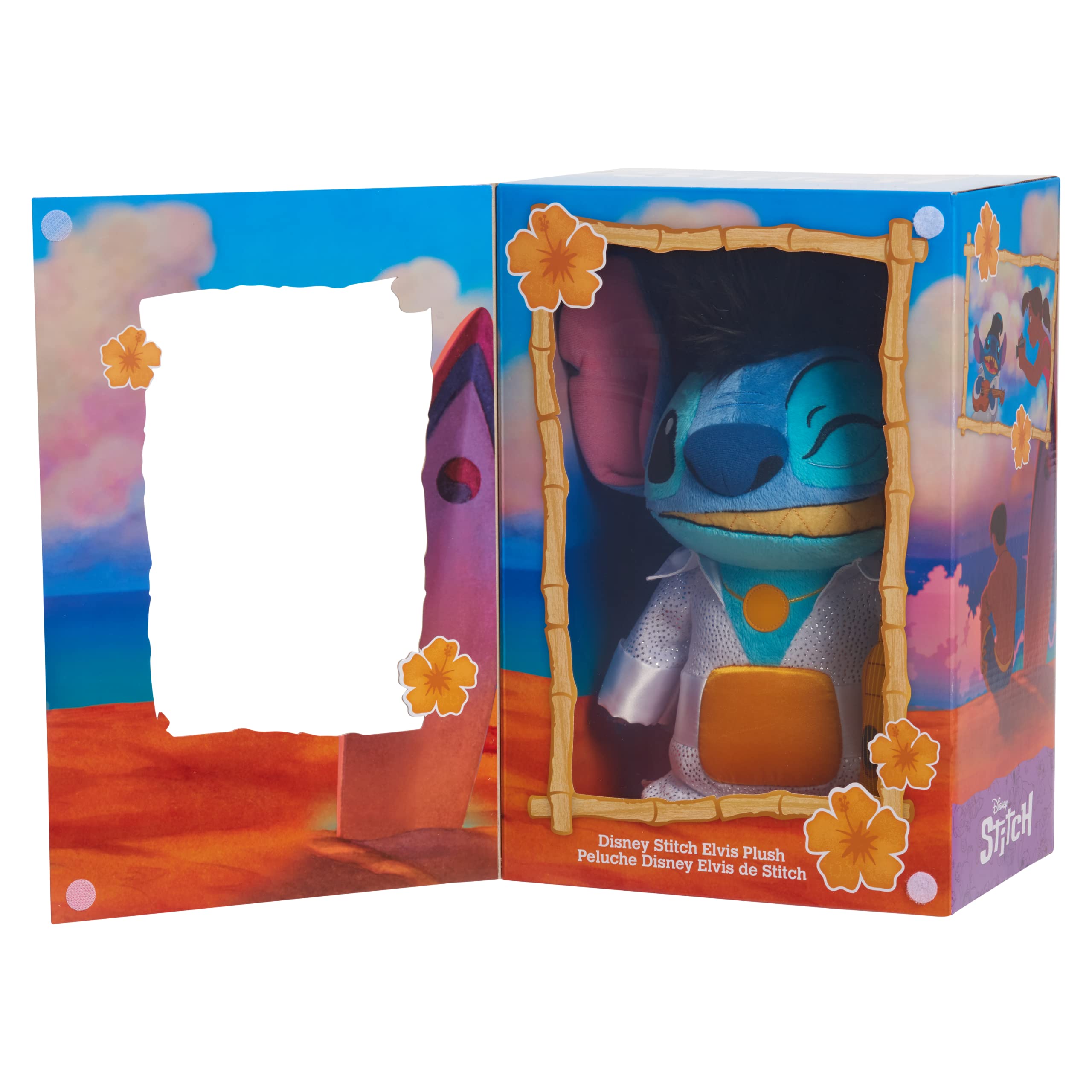 Just Play STITCH Disney Elvis Stitch Collector Plush Stuffed Animal, Alien, Officially Licensed Kids Toys for Ages 3 Up, Amazon Exclusive