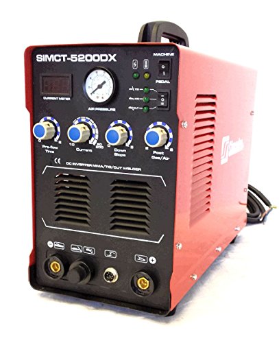Simadre 5200dx 110v/220v 50a Plasma Cutter 200a Tig Arc Mma Welder
