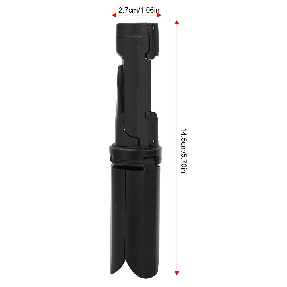 LYSOZ Phone Tripod,Ball Head Tripod,Mini Foldable Desktop Tripod Stand with Detachable 360° Rotatable Phone Clip,Used for Action Camera,DSLR Camera