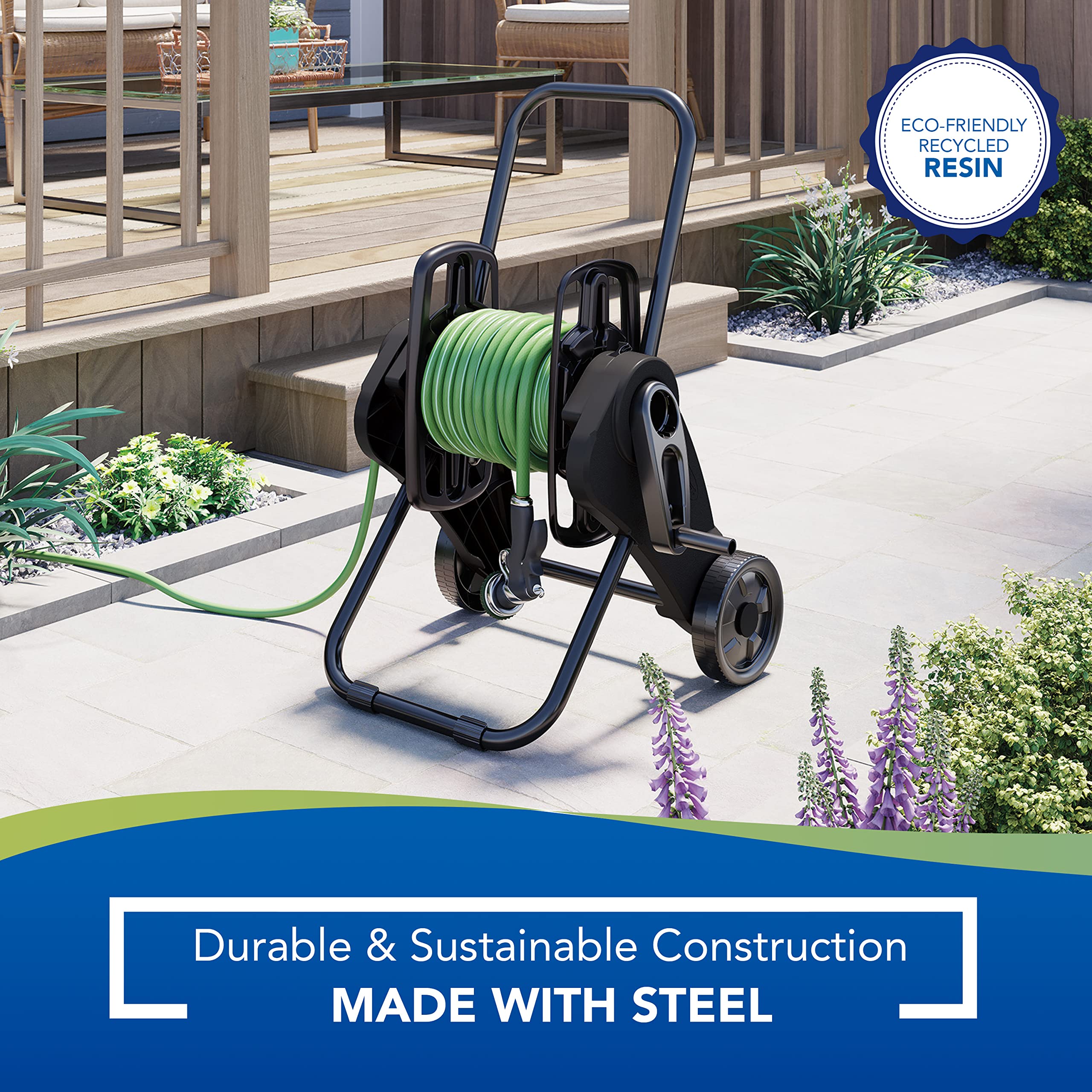 Suncast 044365028514 CPLMRE112 Hosemobile, Black
