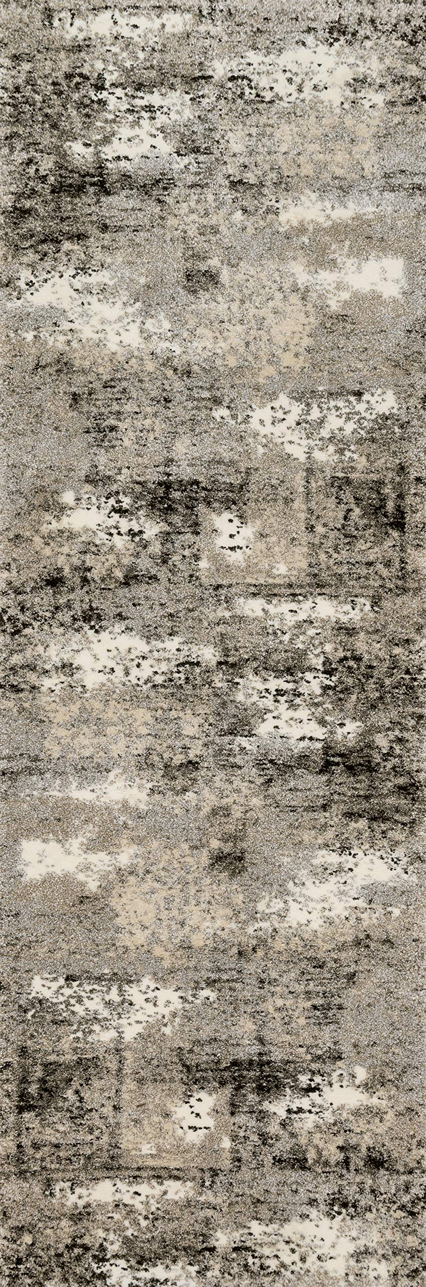 Loloi Viera VR-04 Grey Contemporary Runner Rug 2'-5" x 7'-7"