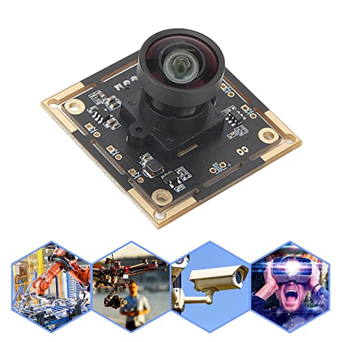 USB Camera Module, 5MP Drive Camera Board Dual Digital Microphone 125° Field of View for Equipment