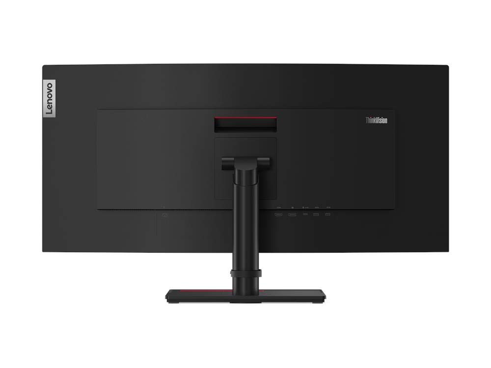 Lenovo ThinkVision T34w-20 34" WQHD Curved Screen WLED LCD Monitor - Raven Black - 3440 x 1440 - HDMI - DisplayPort - USB Hub - USB Type-C