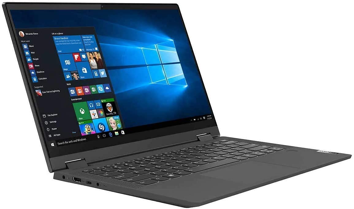 Lenovo Flex 5 14" FHD 2in1 Touch Screen Laptop, 8-core AMD Ryzen 7 4700U(>i7-10710U) Upto 4.1 GHz, USB-C, Fingerprint, Backlit KB, Webcam, HDMI, Win 10 Home, 32GB MSD Card (8GB RAM | 1TB PCIe SSD)