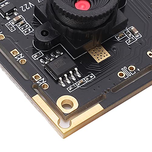 USB Camera Module, USB Plug Play LED Connection Multi Function USB Camera Board, High Performance Chip Clear Image USB Webcam Module, for Face Recognition Function