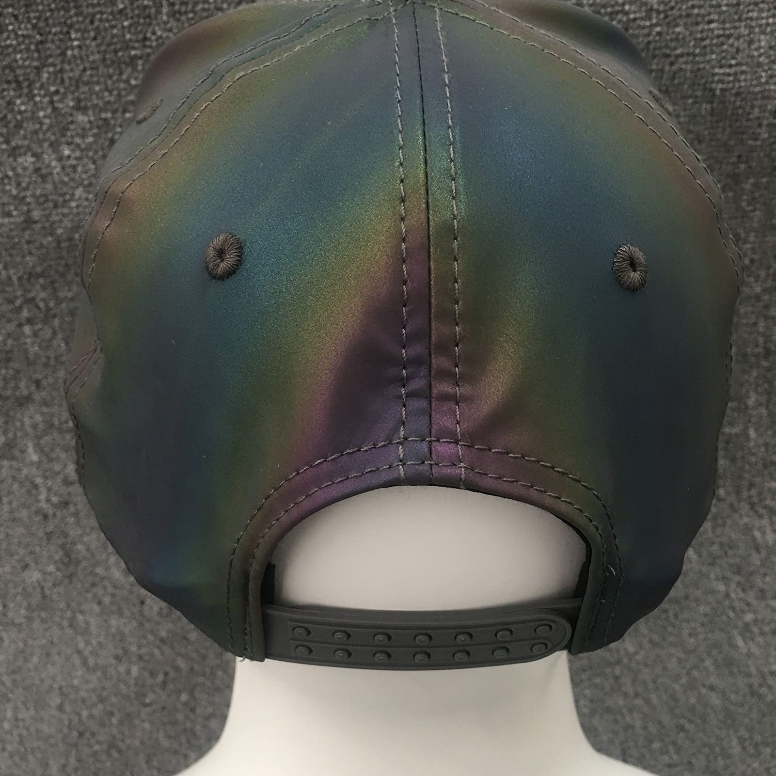 LZLRUN Rainbow Reflective Caps Men Fluorescent Hat Glow in The Dark