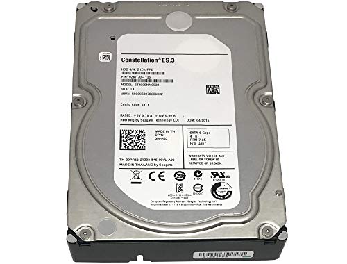 Seagate 4TB Enterprise Capacity HDD 7200RPM SATA 6Gbps 128 MB Cache Internal Bare Drive (ST4000NM0033) (Renewed)