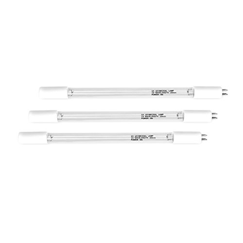 Ronaqua 6W UV 4 Prong Replacement Bulb for 1GPM Water Purifier Ultraviolet Light Filter Set of 3