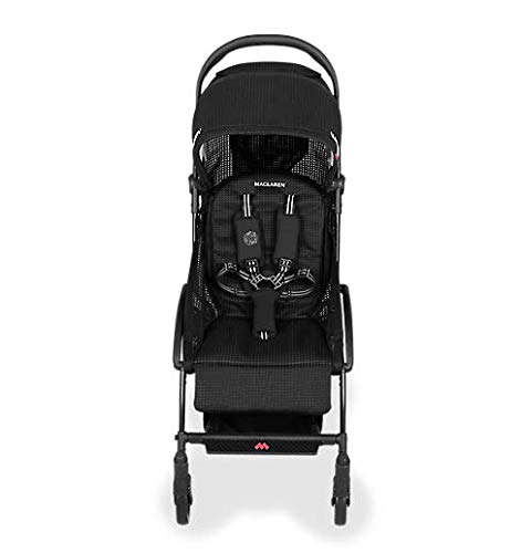 Maclaren Atom Travel System - Super Lightweight, Ultra-Compact Stroller, Fits On Airplane's Overhead Storage. Car Seat Compatible. Multi-Position Reclining Seat