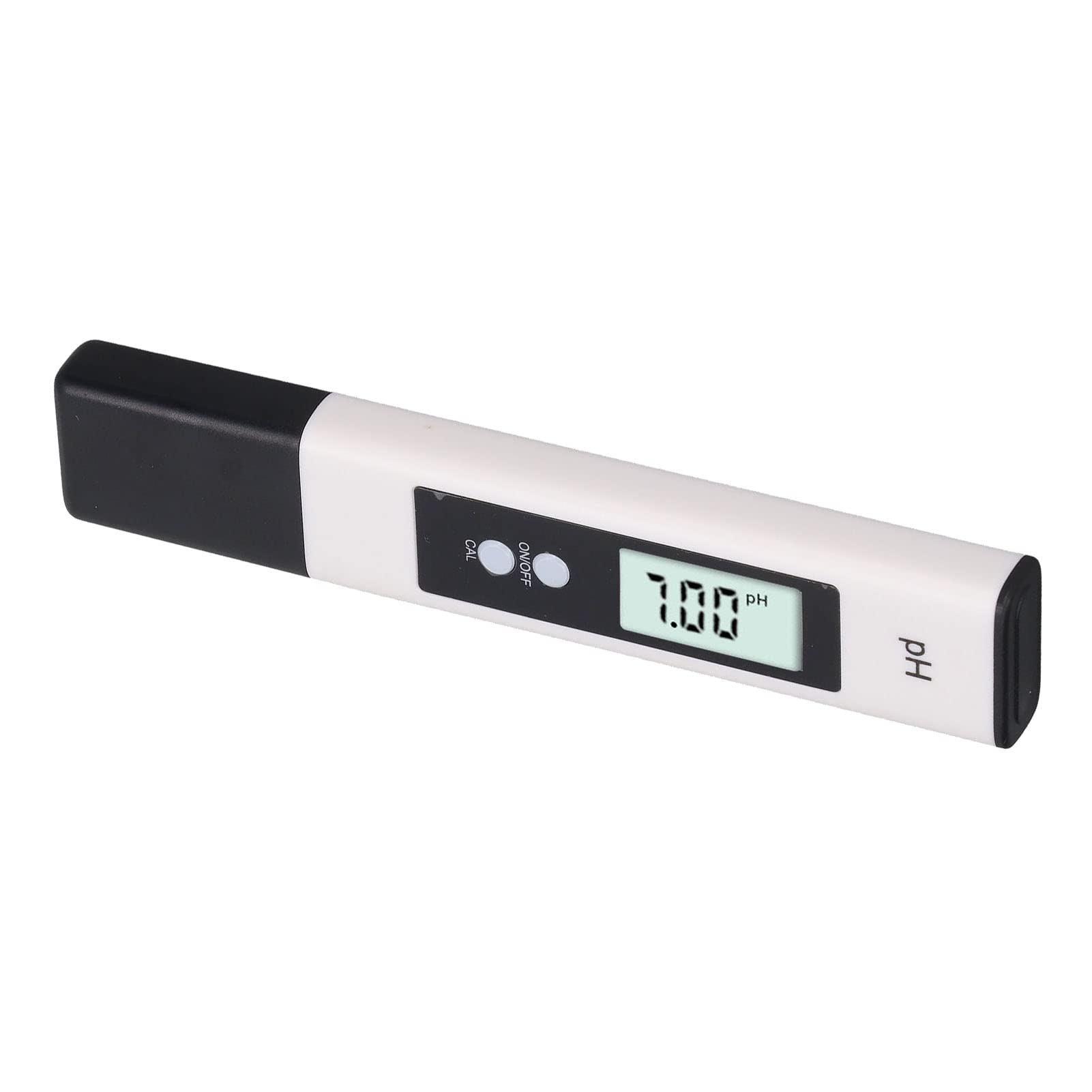 PH Tester, Quick Speed Automatic Recognition PH Detector White Backlit Display Resistance Precise Alloy Probe for Aquaculture